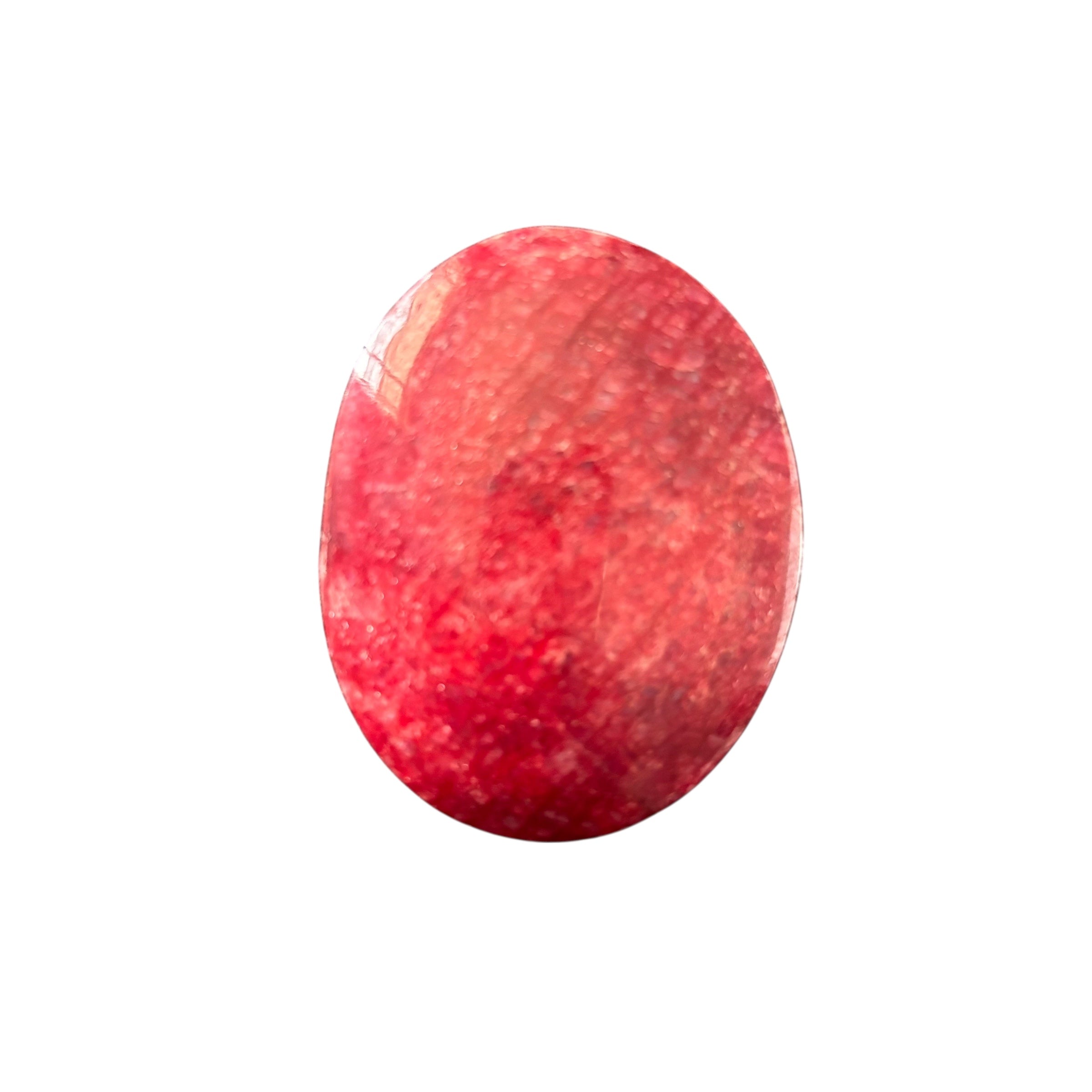 61g Red Moonstone Palm Stone – The Crystal Basket